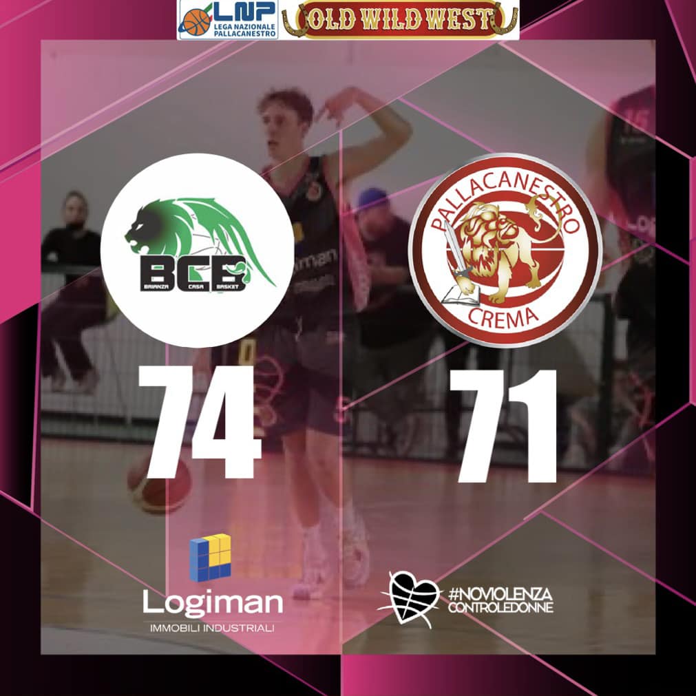 La Brianza Casa Basket si impone su Crema 74-71 - Monza in Diretta